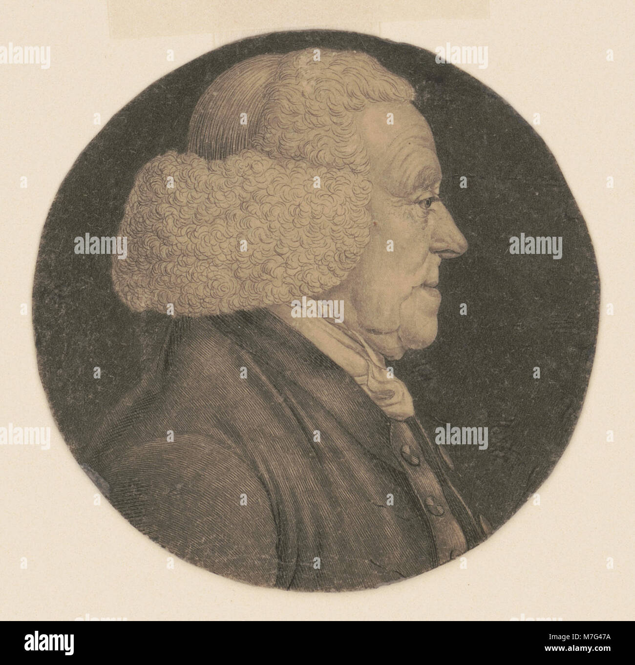 Head-and-shoulders portrait of Samuel Morris, showcasing his profile ...