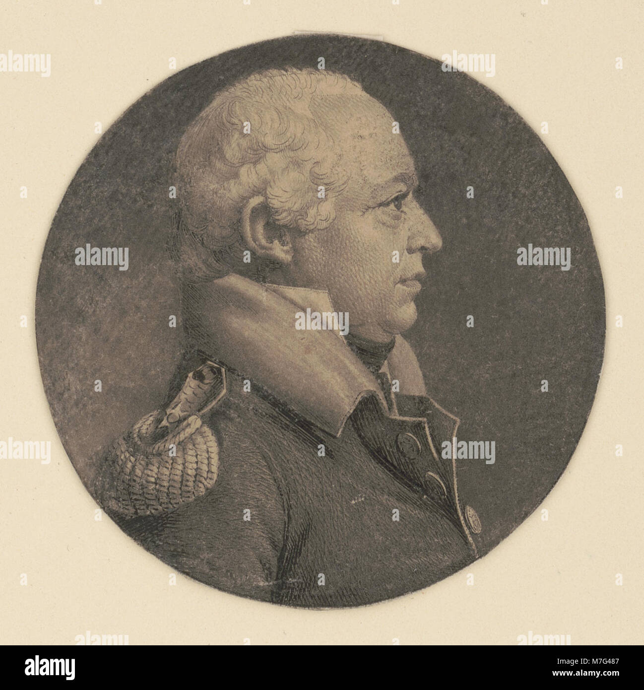 Head-and-shoulders portrait of James Wilkinson, a U.S. army officer and ...