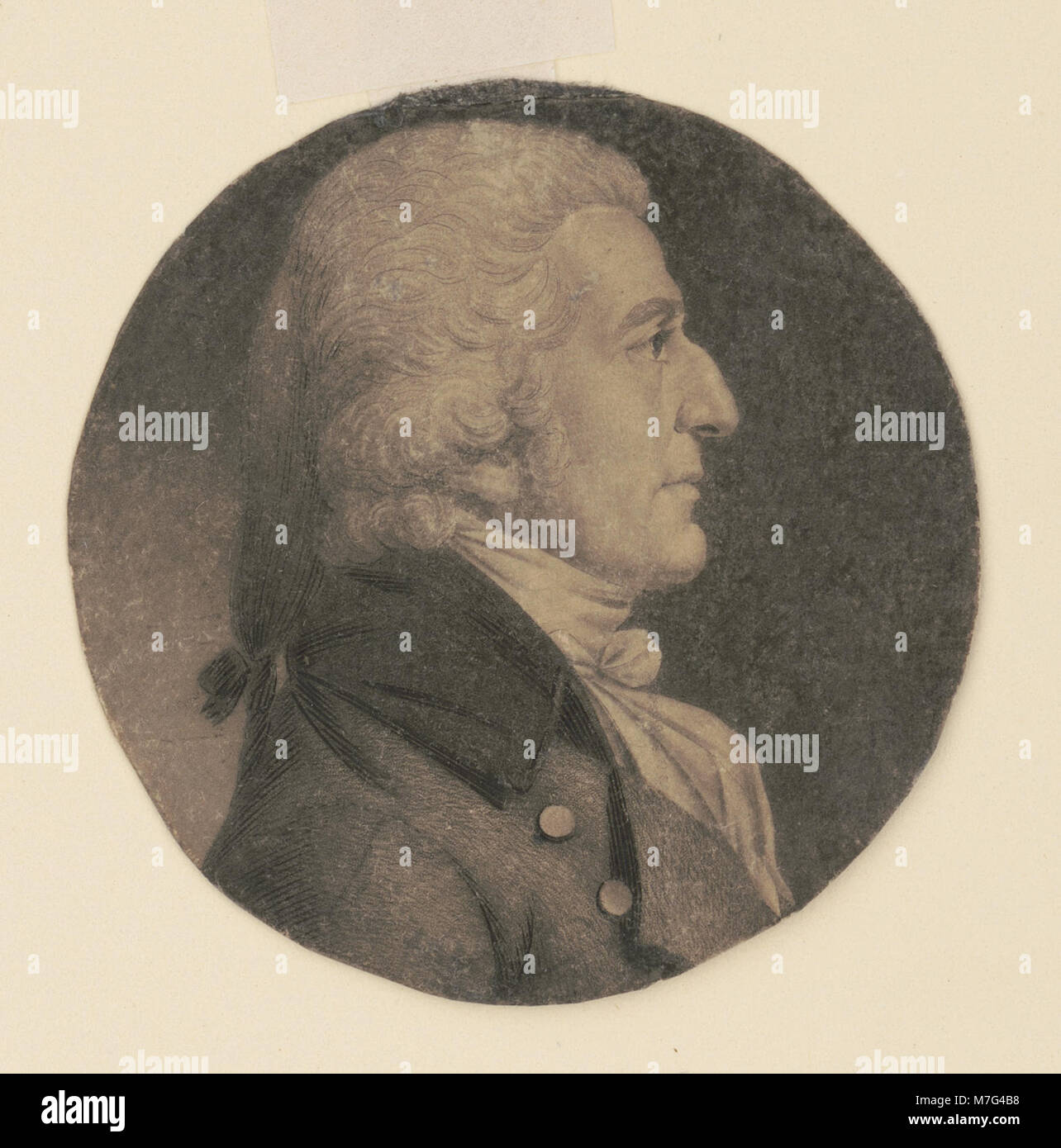 A portrait of William Barton, captured in a right-profile headshot ...
