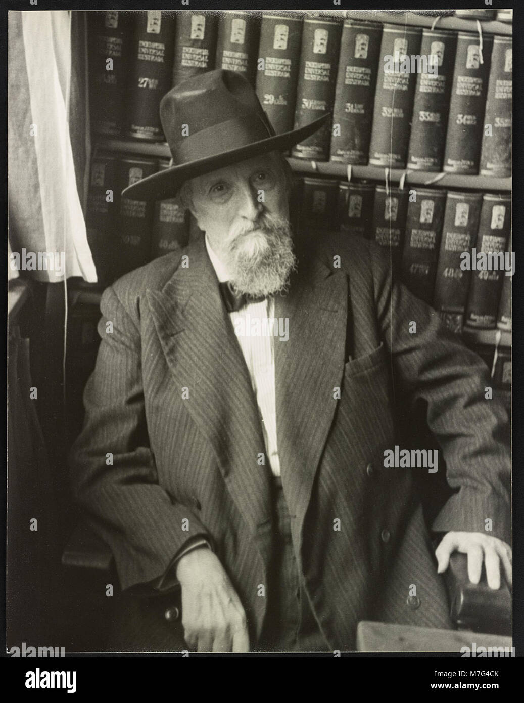 A portrait of Adolfo Mas, a notable figure from Barcelona. The ...