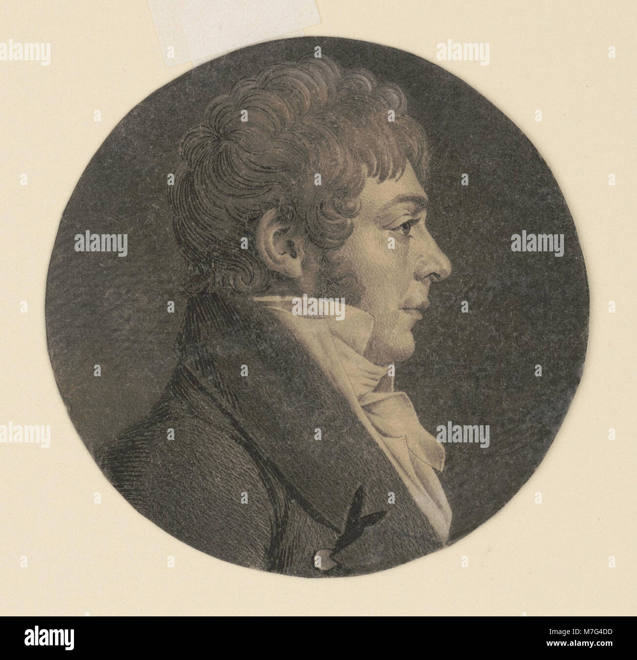 This is a head-and-shoulders portrait of Thomas Green, shown in a right ...