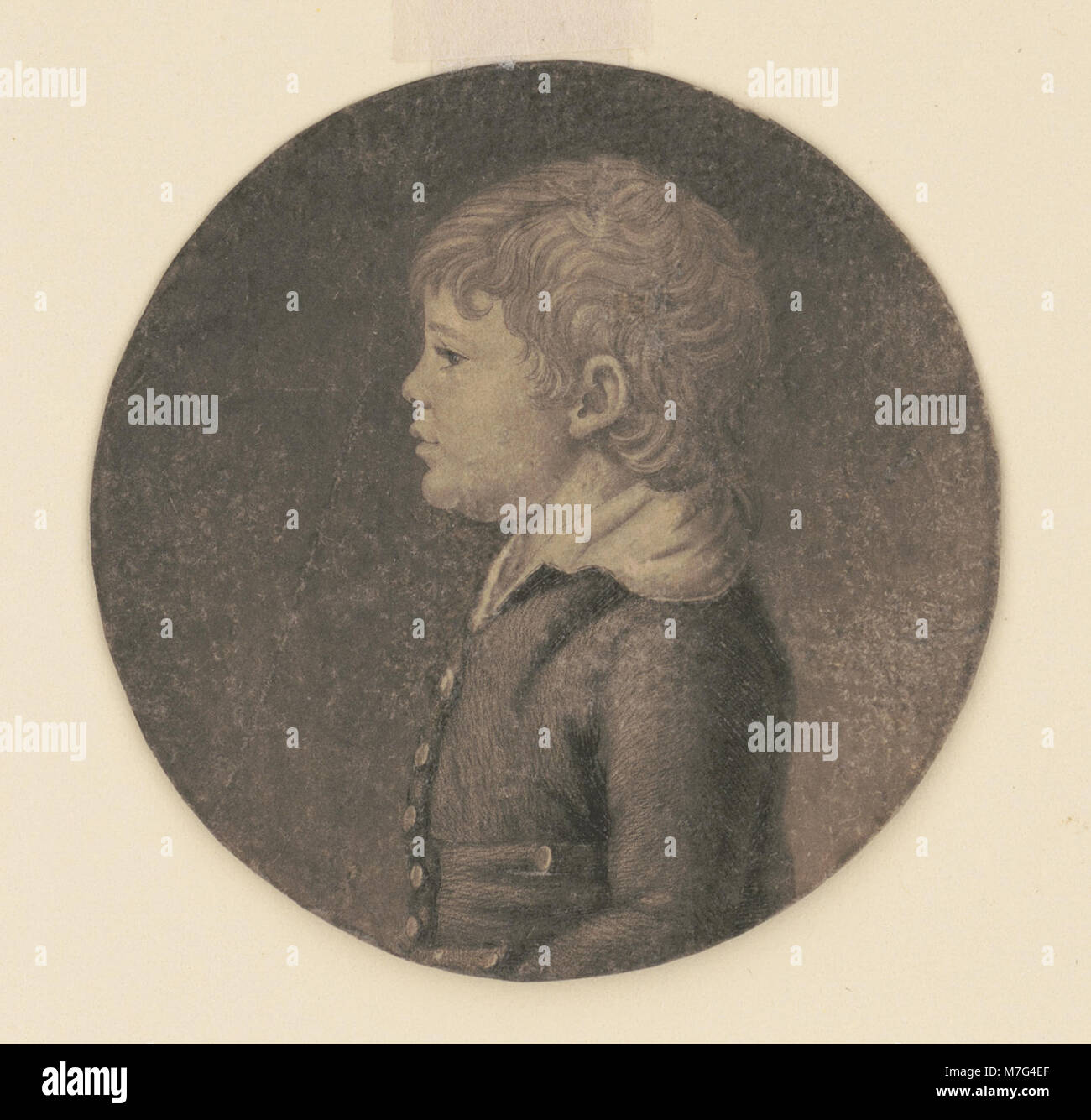 A left-profile portrait of Edward Dutilh, focusing on his facial ...