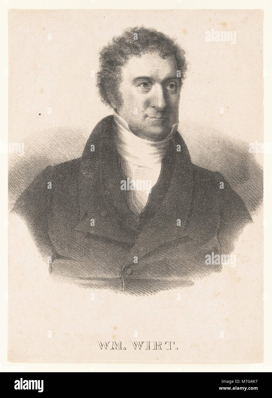 A portrait of Wm. Wirt, an American public figure, notable for his role ...