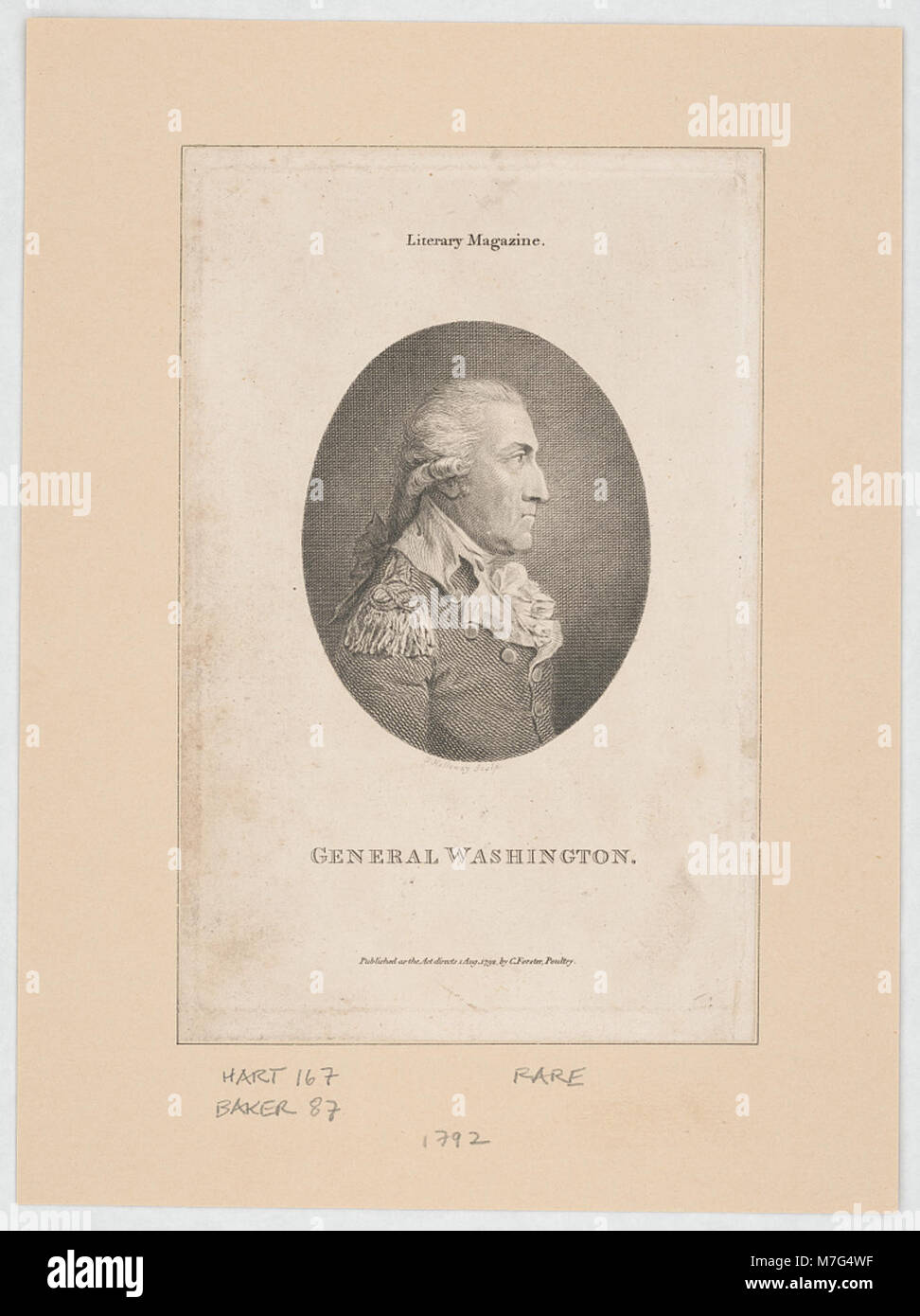 This image portrays General George Washington, the first President of ...