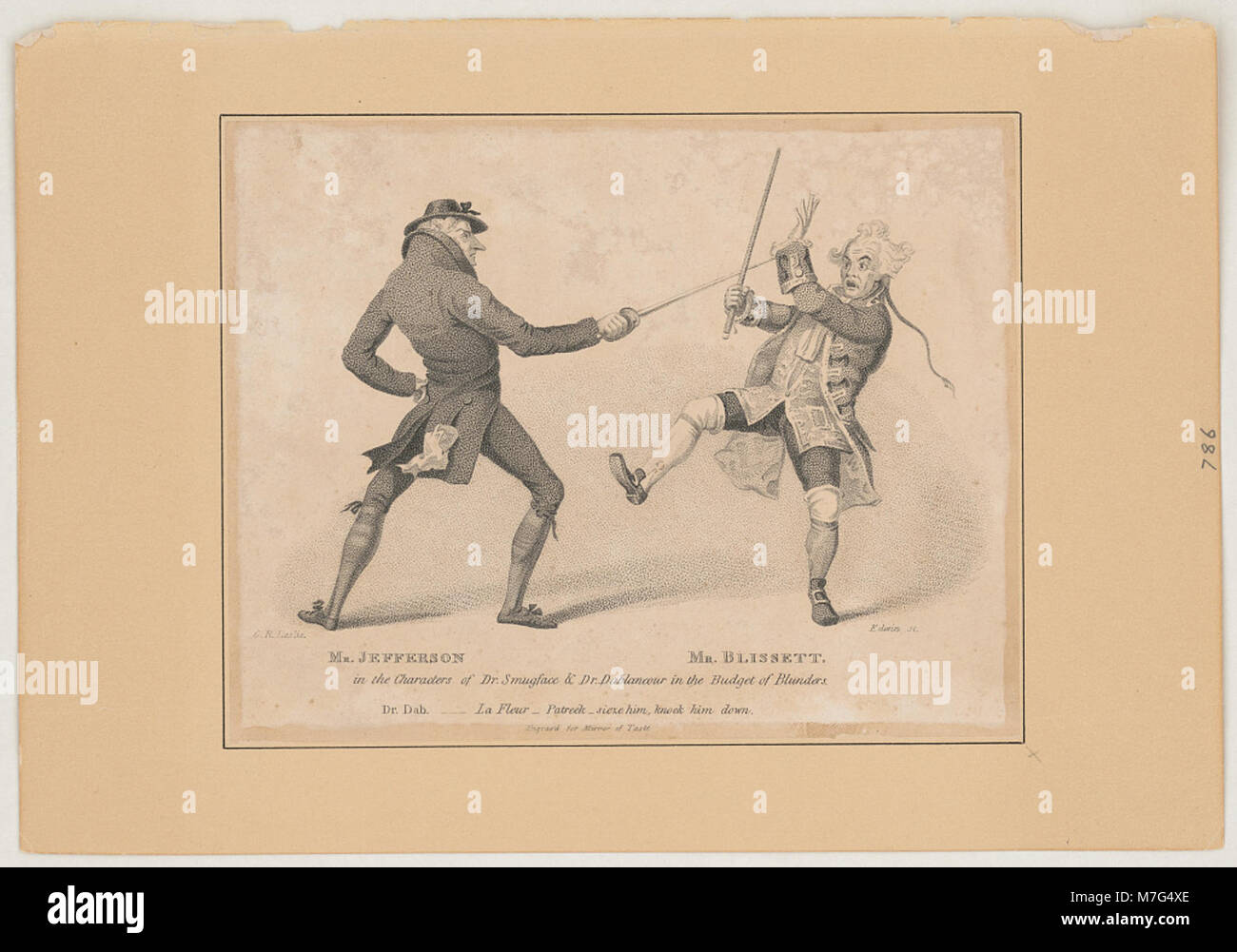 A photograph of Mr. Jefferson and Mr. Blissett, captured in ...