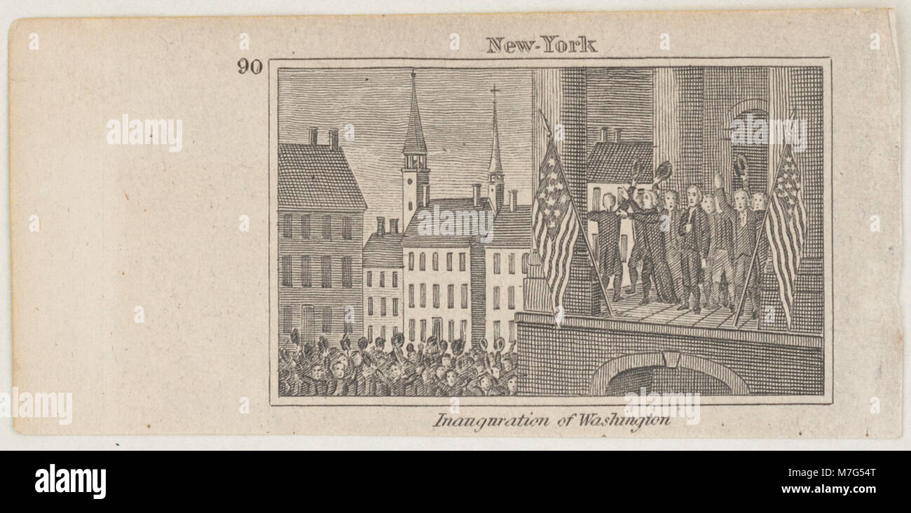 The inauguration of George Washington, the first U.S. president, marks ...