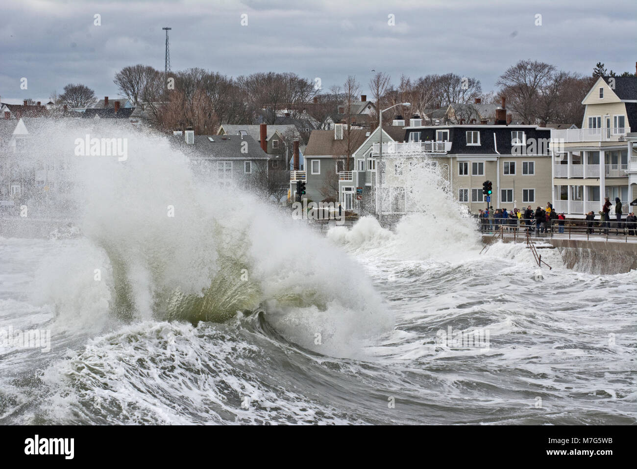 View of the power of the ocean storm Stock Photo - Alamy