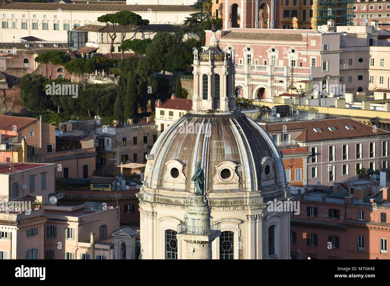 Dome of The Church of the Most Holy Name of Mary at the Trajan Forum ...