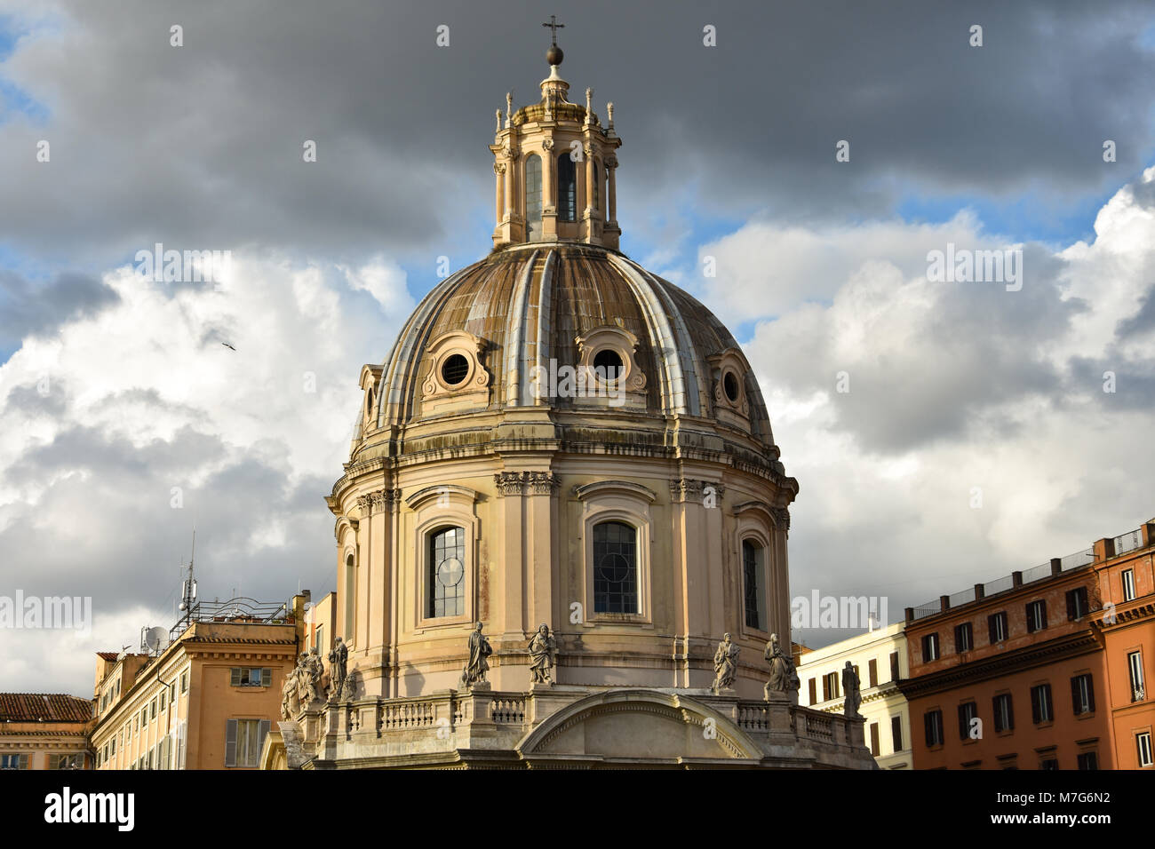 Dome of The Church of the Most Holy Name of Mary at the Trajan Forum ...