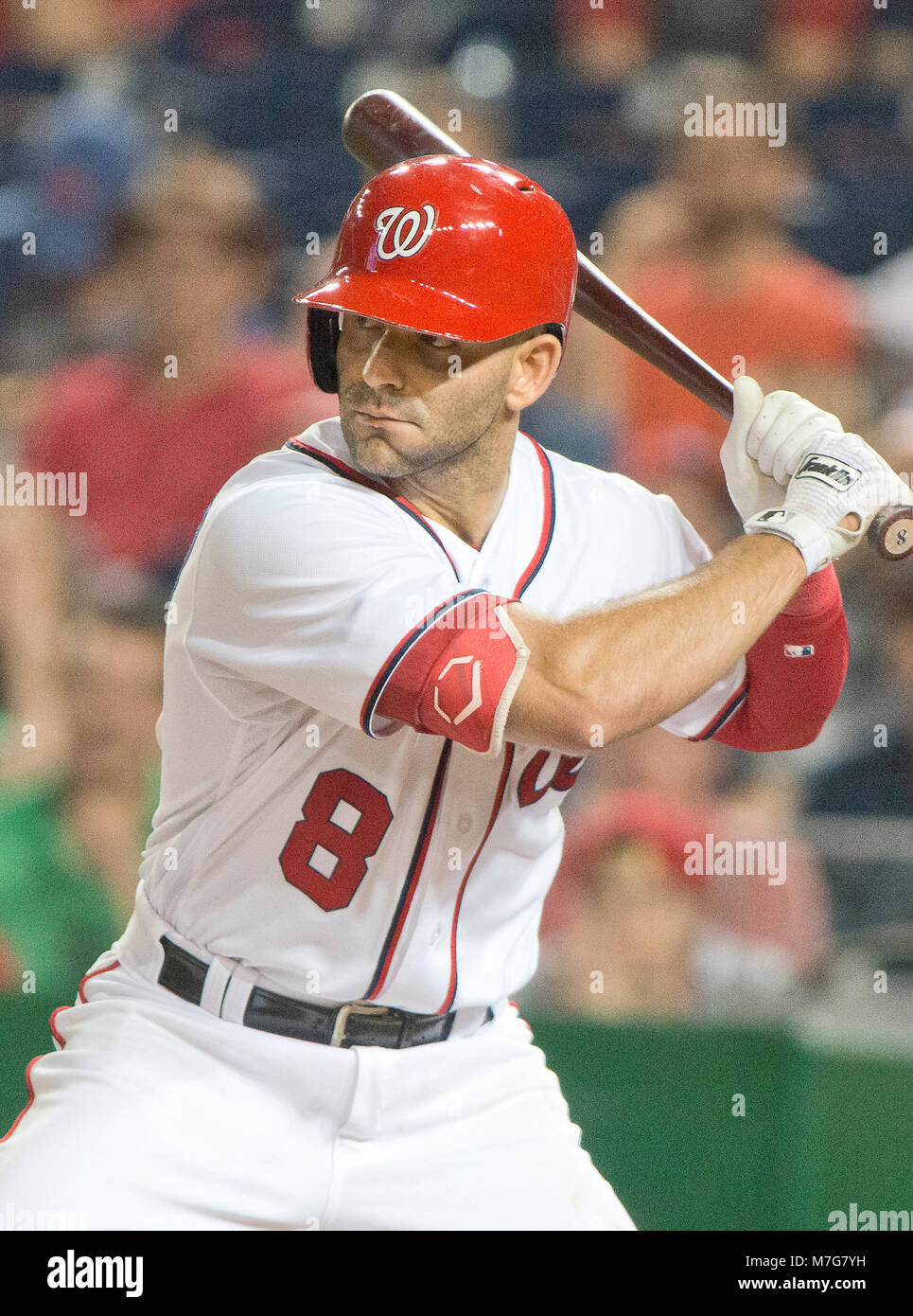 Washington Nationals shortstop Danny Espinosa (8) bats in the fourth ... Washington Nationals shortstop Danny Espinosa (8) bats in the fourth ...