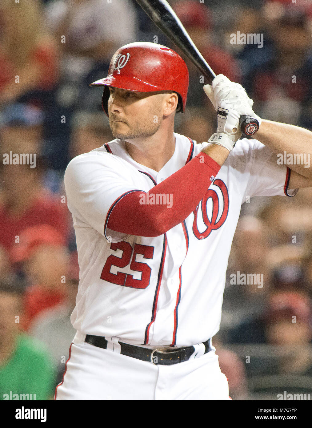 Washington nationals first baseman clint robinson 25 hi-res stock ...