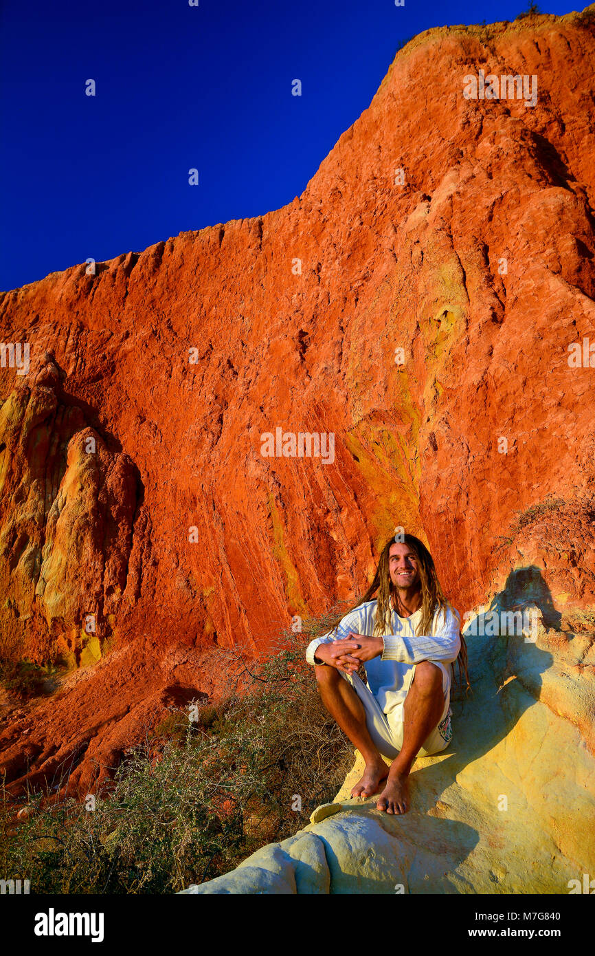 Sasha and the rocks Stock Photo - Alamy