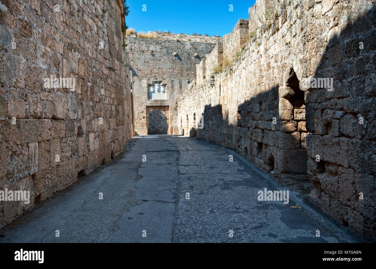 Fortifications of the Old Town of Rhodes - Gate of Saint Athanasios ...
