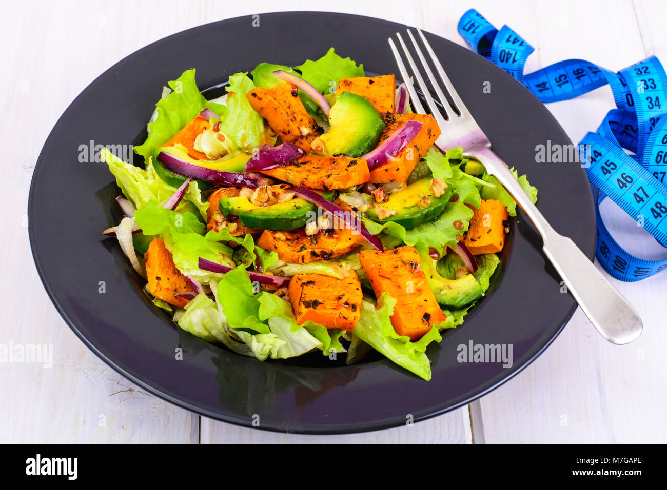 Food healthy eating lifestyle. Meal and fitness menu recipe concept ...