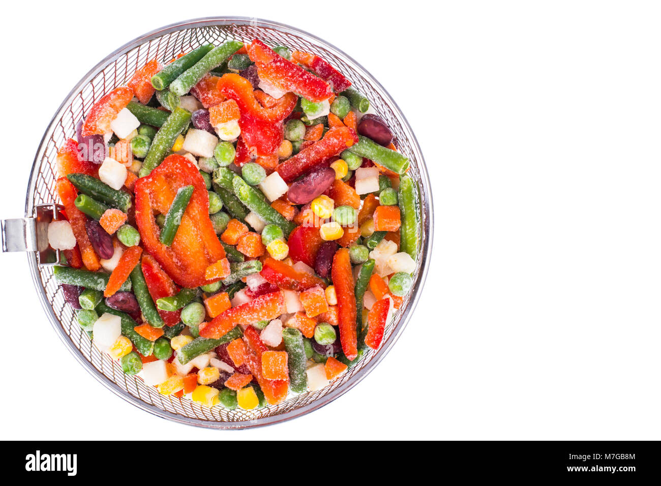 Frozen vegetable Mexican mix with beans and corn Stock Photo - Alamy