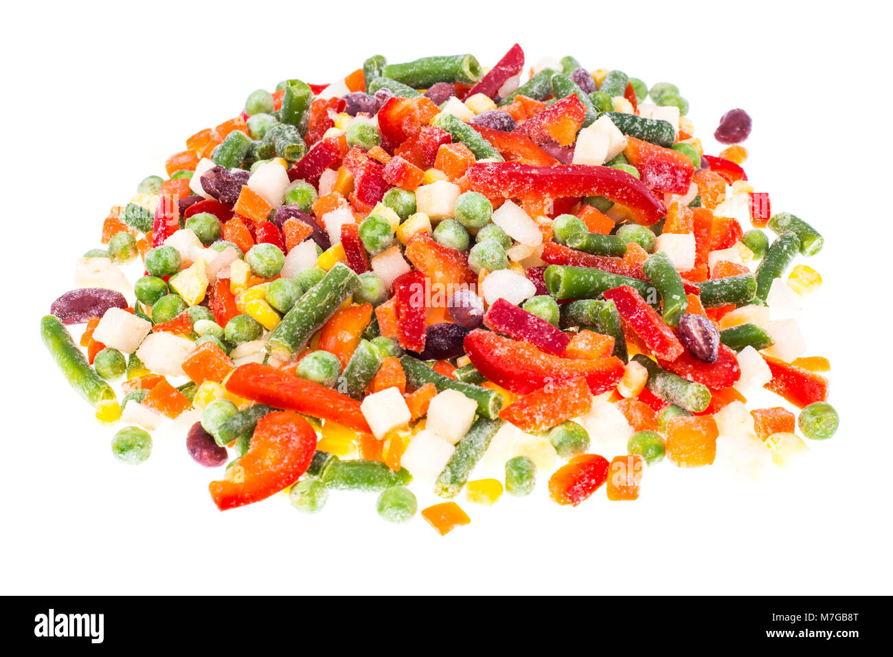 Frozen vegetable Mexican mix with beans and corn Stock Photo - Alamy