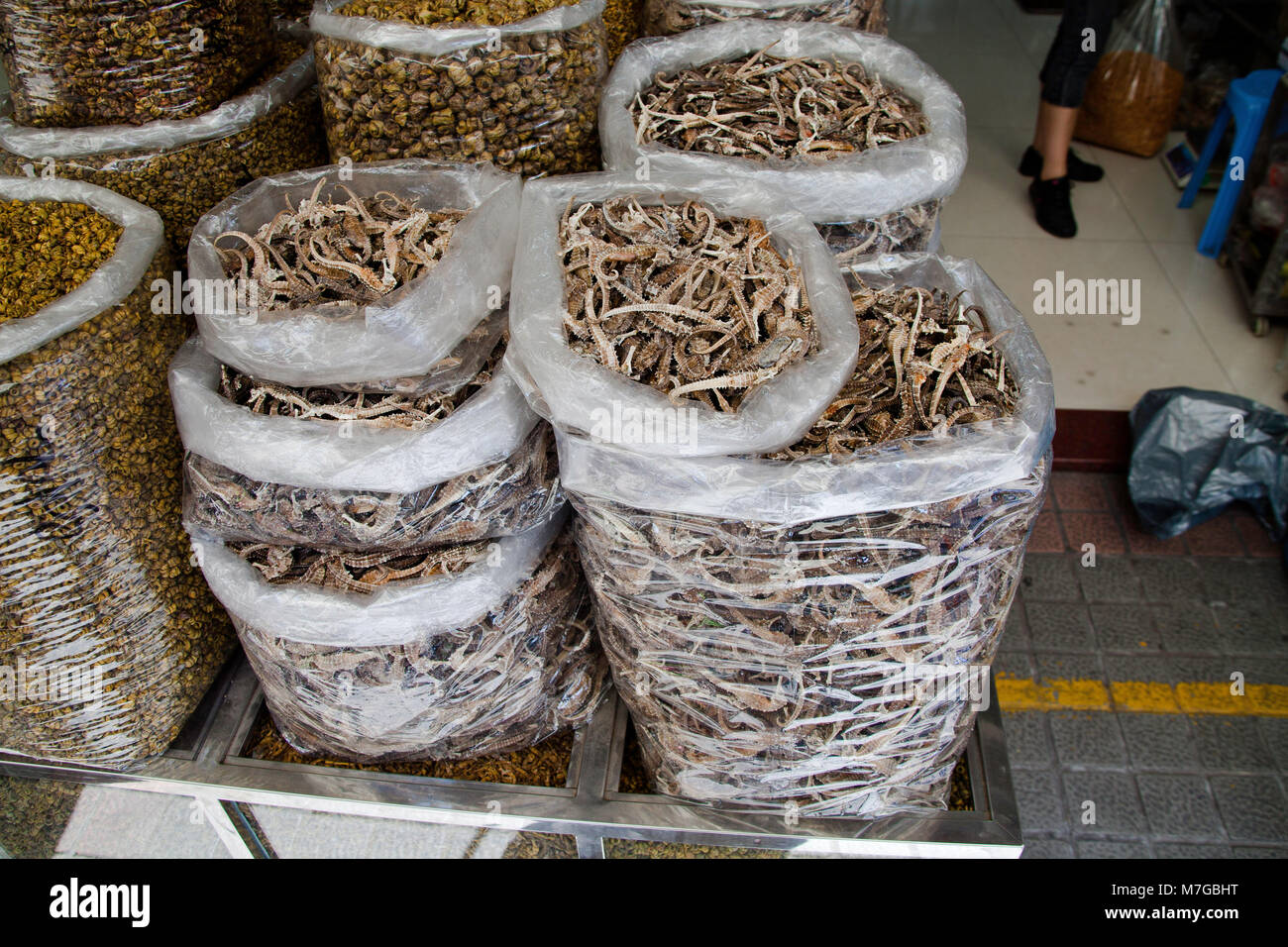 Bags of dried fish hi-res stock photography and images - Alamy