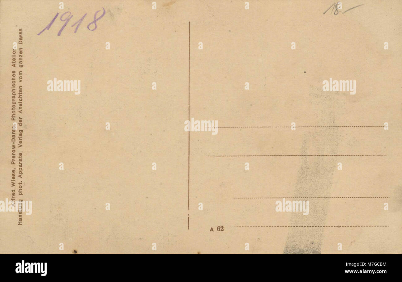 A postcard from Prerow in Mecklenburg-Vorpommern, depicting Dr. Beus ...