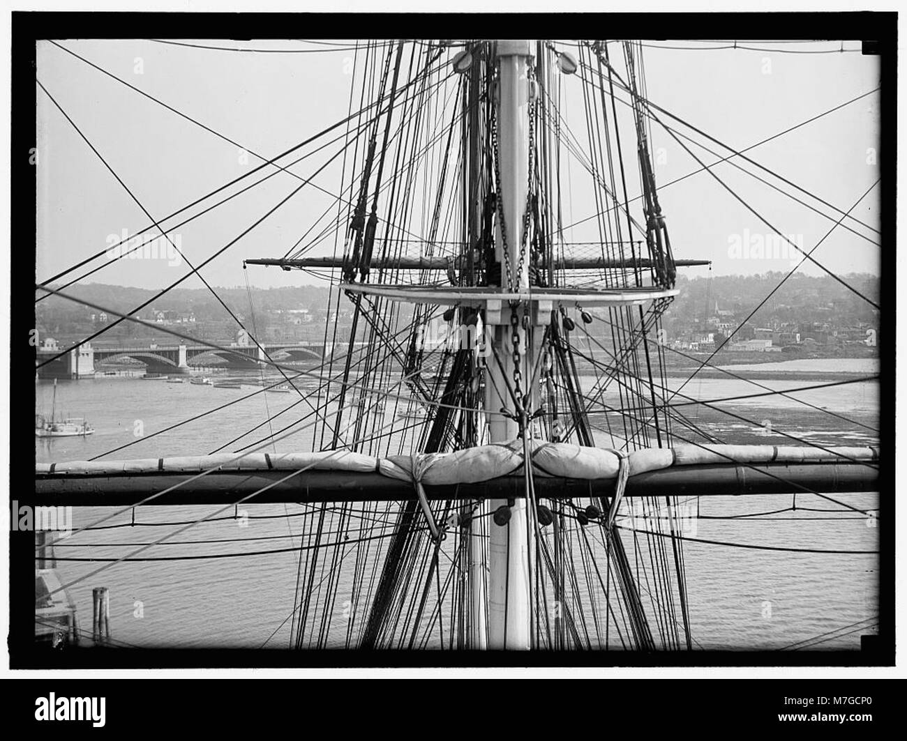 The USS Constellation, a historical American naval vessel, is captured ...