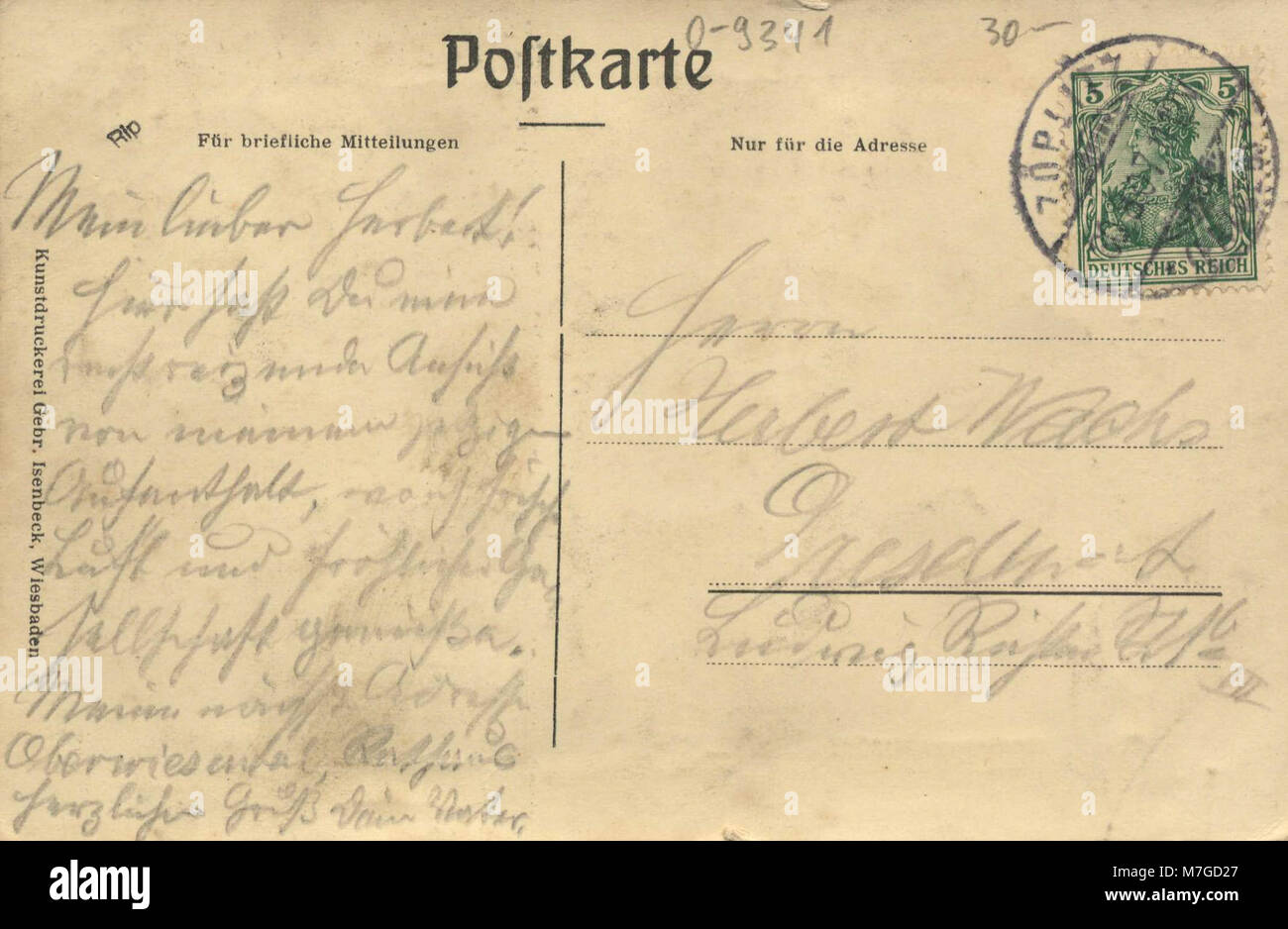 A historic postcard of Reitzenhain, Sachsen, showing the Zollämter ...