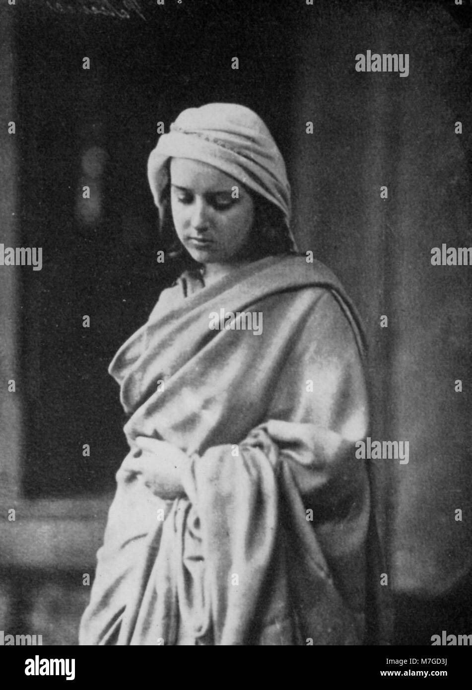 A portrait or photograph by Oskar Gustav Rejlander, titled 'Geduld ...