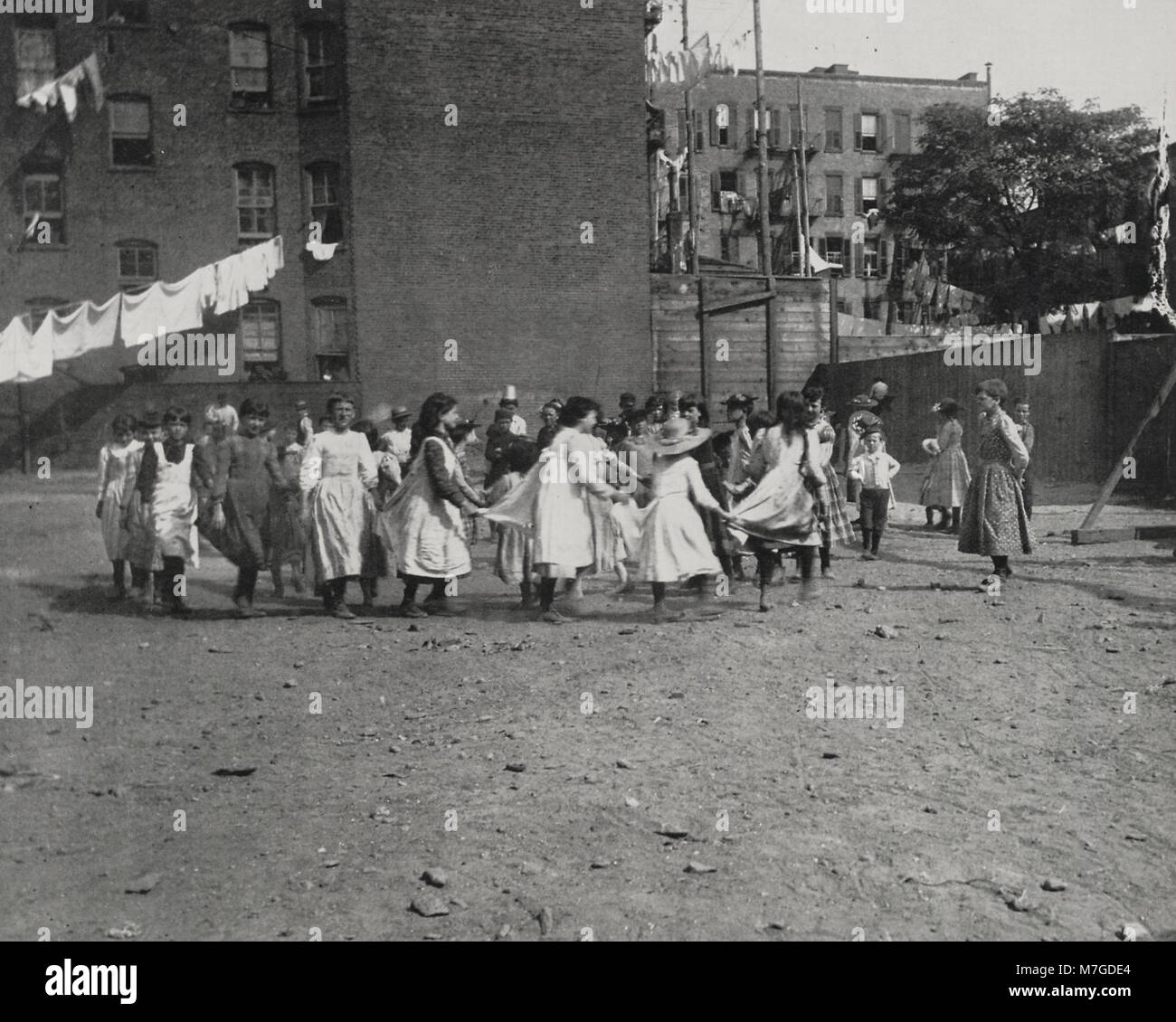 Jacob A. Riis captures a playground built in the 'Alley Gang ...