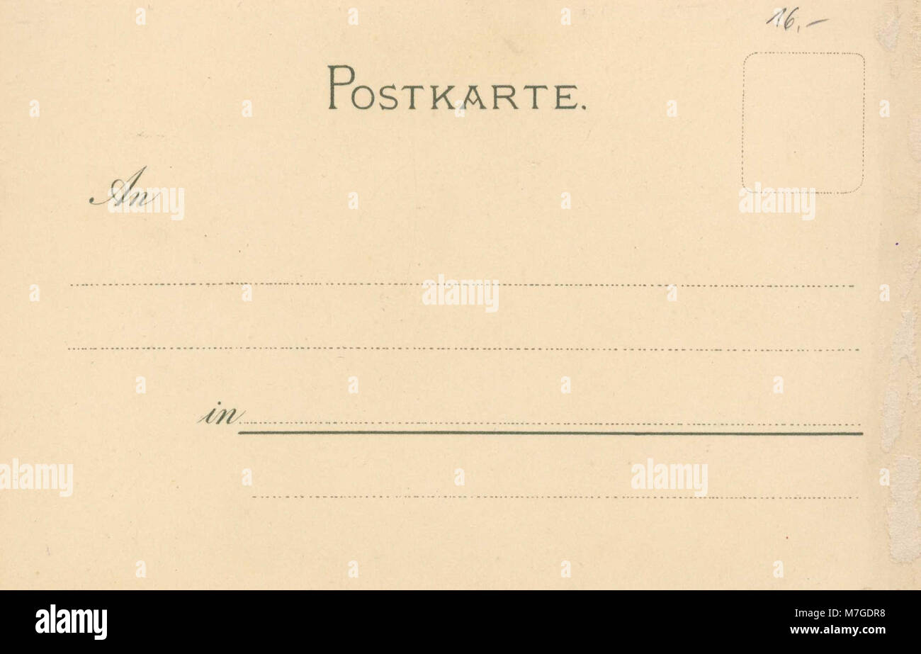 A vintage postcard image showing the Rathaus (town hall) of Rothenburg ...