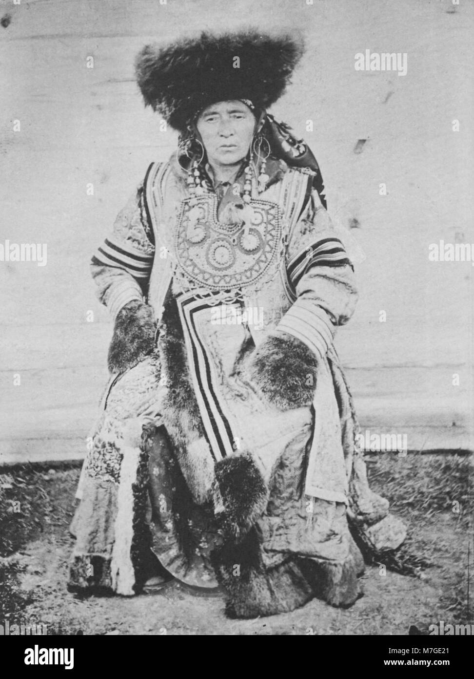 This Russian photograph features a Turkish-speaking ethnic group, the ...