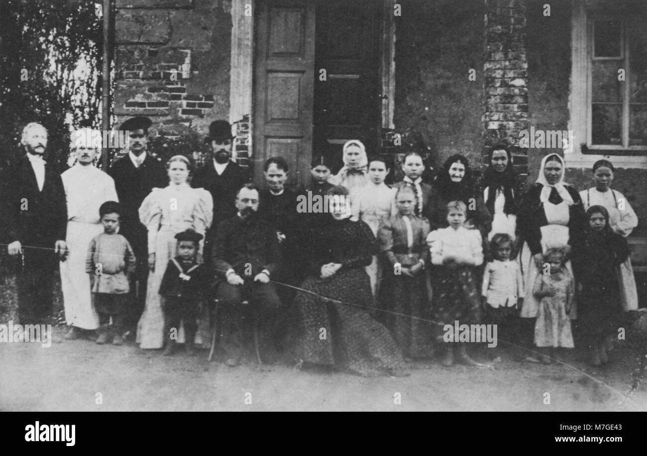 A historical photograph featuring Prince and Princess Schachowskoj of ...