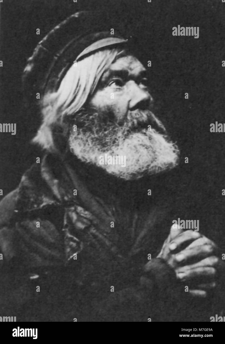 A Russian portrait photograph from around 1860, highlighting the style ...