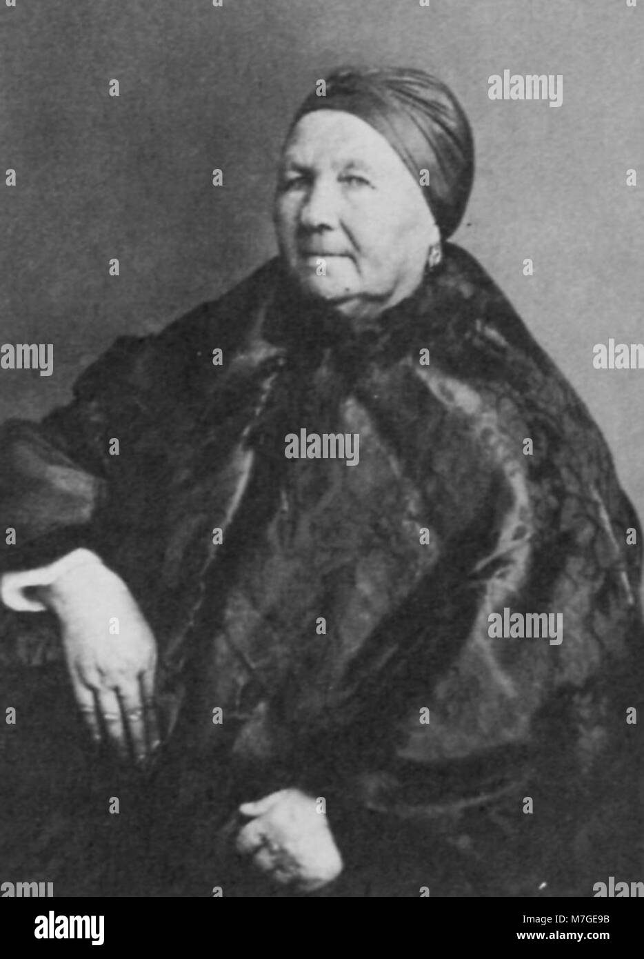 This image, a portrait from a Russian photographer around 1860 ...