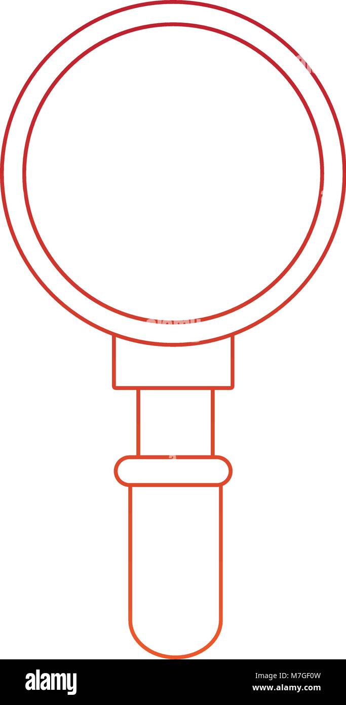 Magnifying glass symbol vector illustration graphic design Stock Vector ...