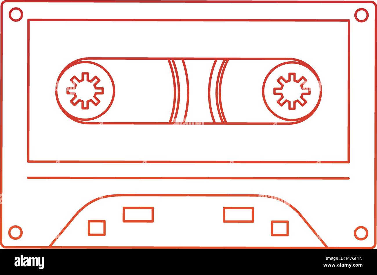 Music cassette symbol vector illustration graphic design Stock Vector ...