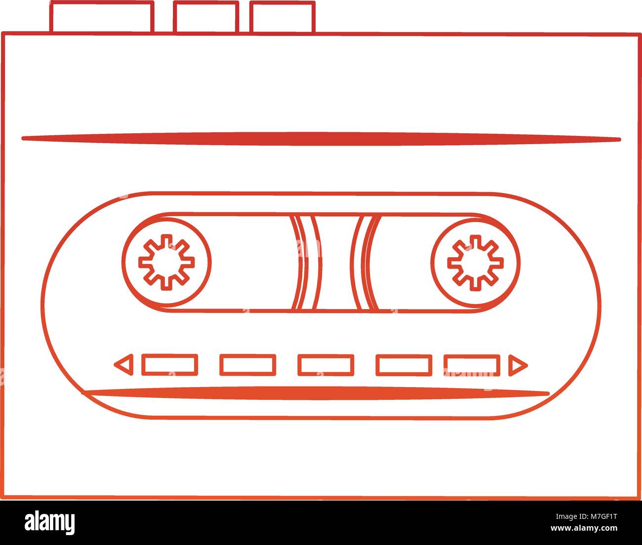 Music cassette symbol vector illustration graphic design Stock Vector ...