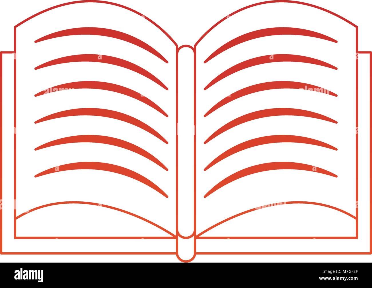 Book open symbol vector illustration graphic design Stock Vector Image ...