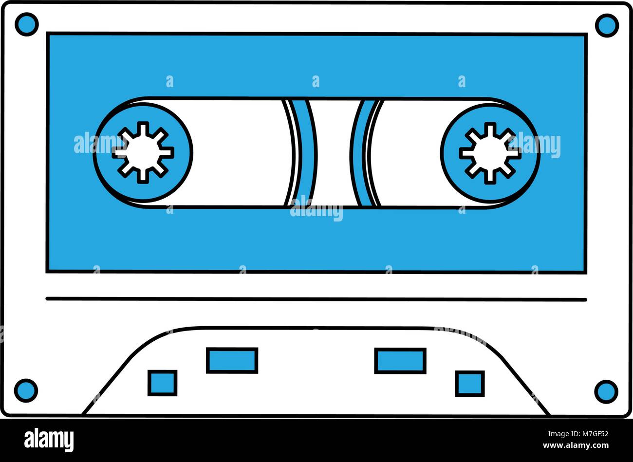 Music cassette symbol vector illustration graphic design Stock Vector ...