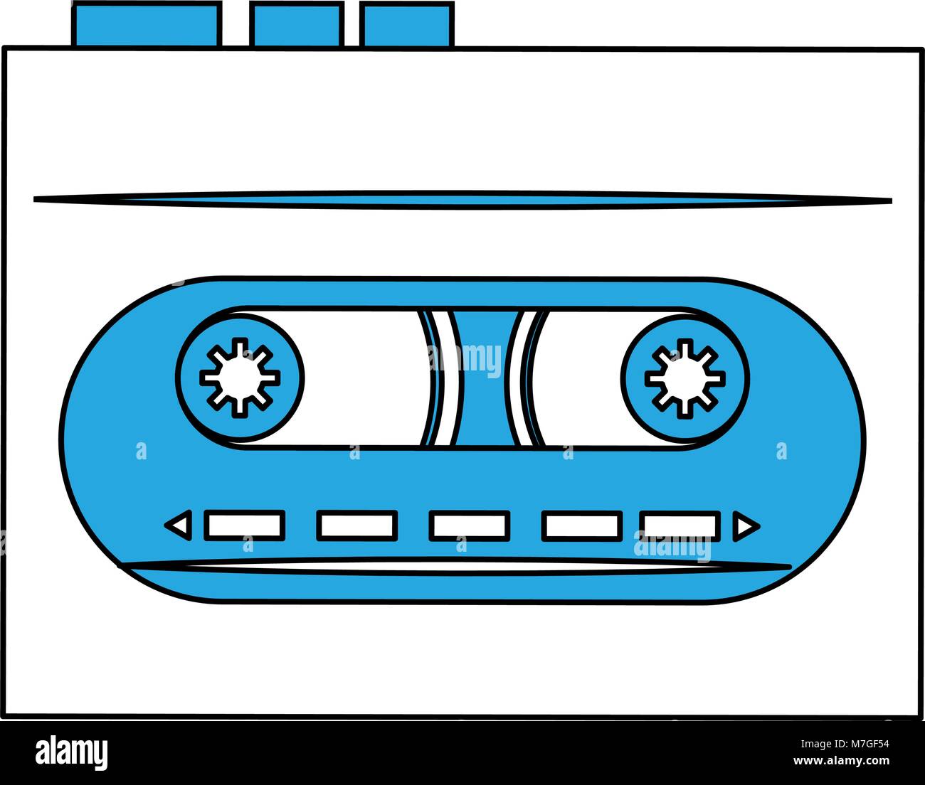 Music cassette symbol vector illustration graphic design Stock Vector ...