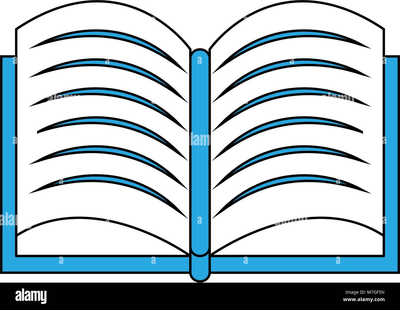 Book open symbol vector illustration graphic design Stock Vector Image ...