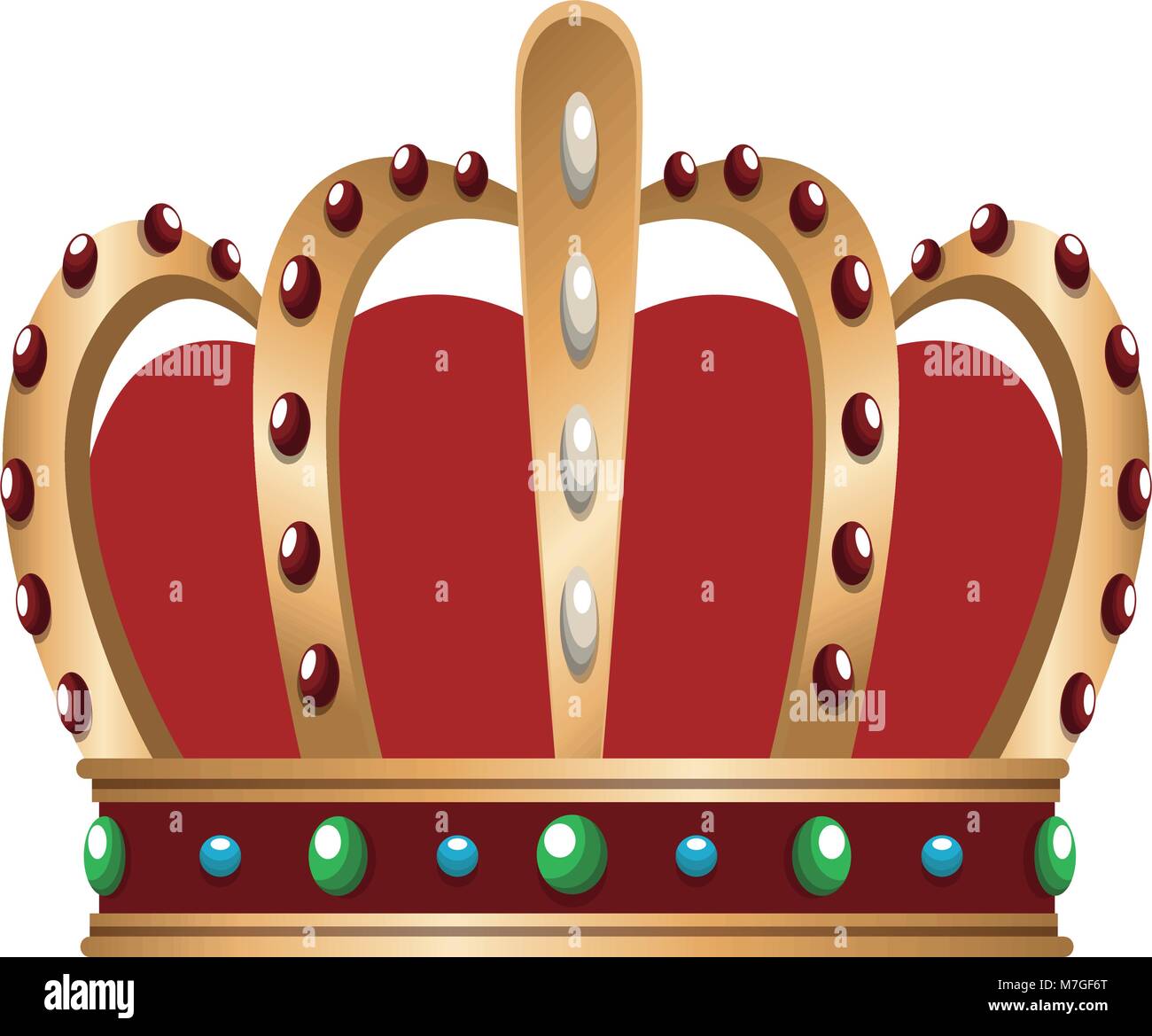 Medieval crown isolated vector illustration graphic design Stock Vector ...