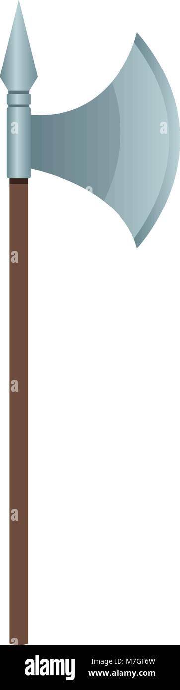 Axe medieval weapon vector illustration graphic design Stock Vector ...