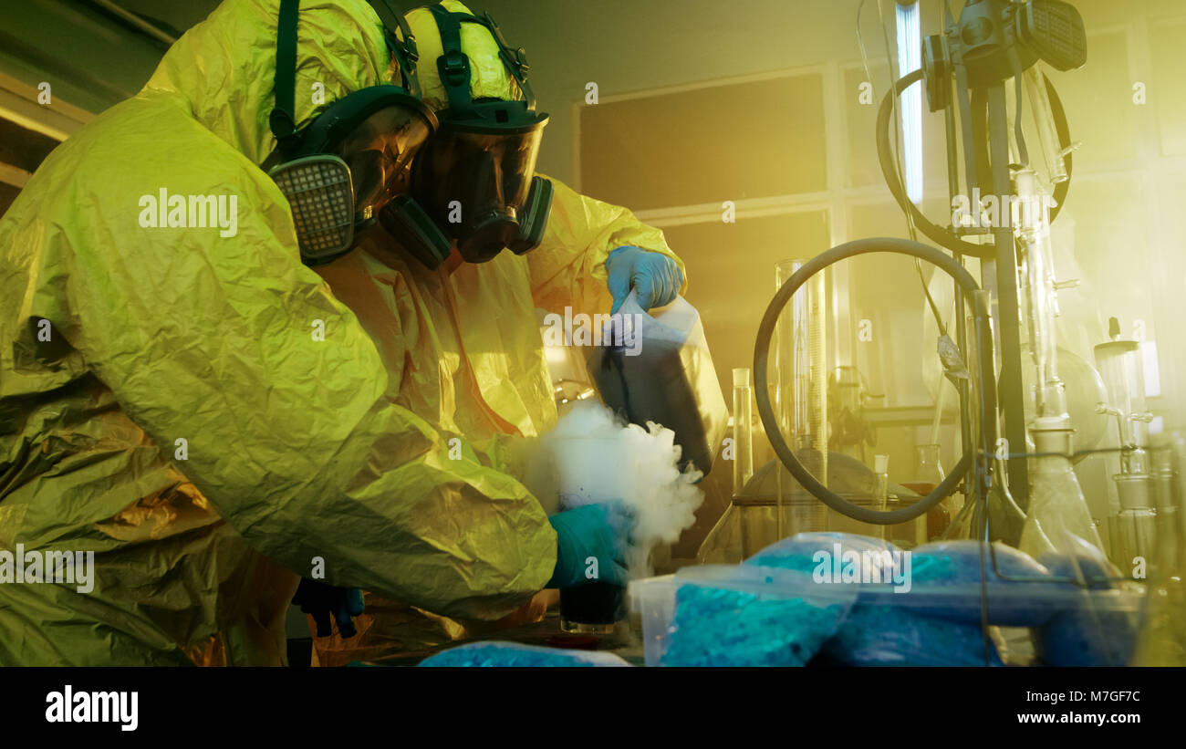 In underground drug laboratory two hi-res stock photography and images ...