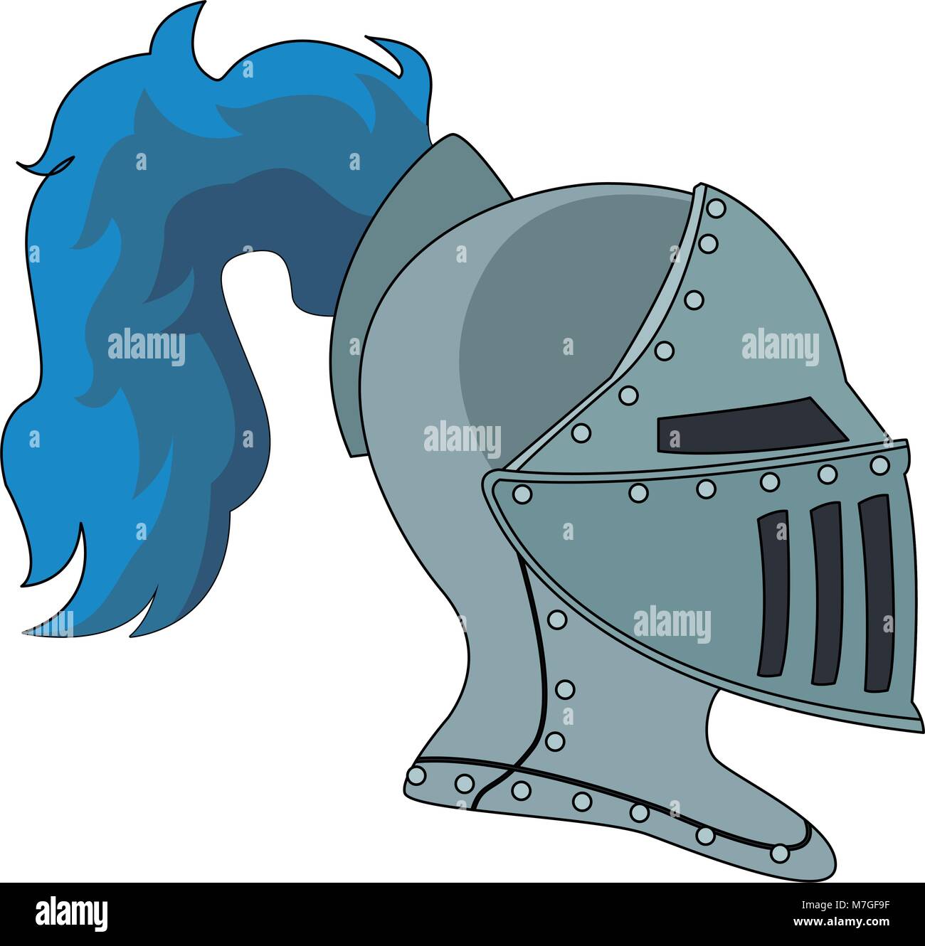Medieval warrior helmet vector illustration graphic design Stock Vector ...