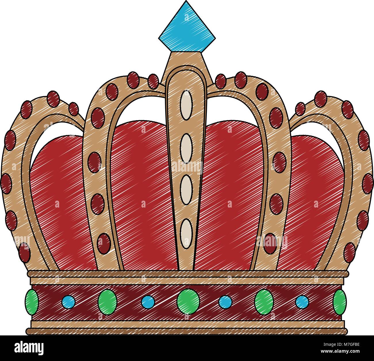 Medieval crown isolated vector illustration graphic design Stock Vector ...