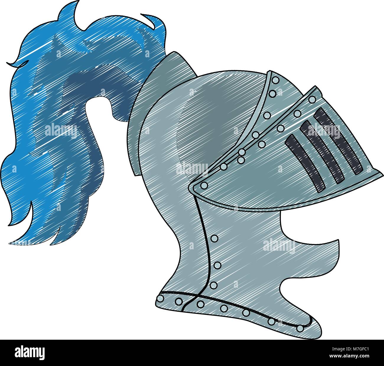 Medieval warrior helmet vector illustration graphic design Stock Vector ...