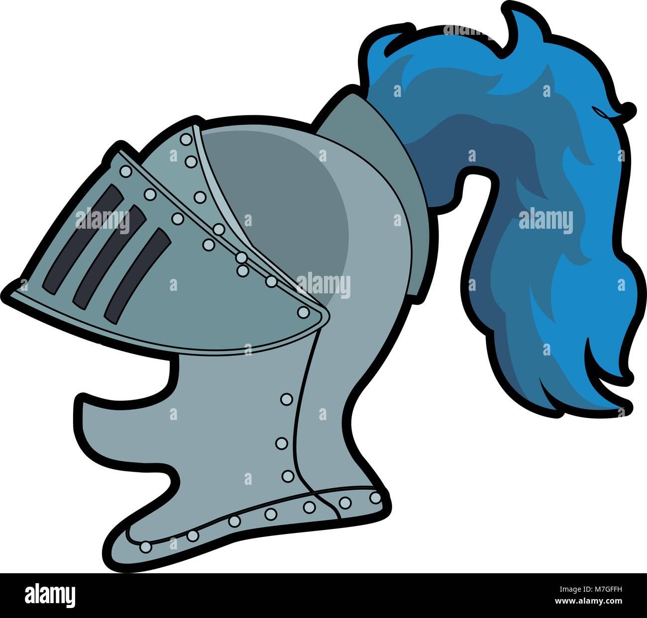 Medieval warrior helmet vector illustration graphic design Stock Vector ...