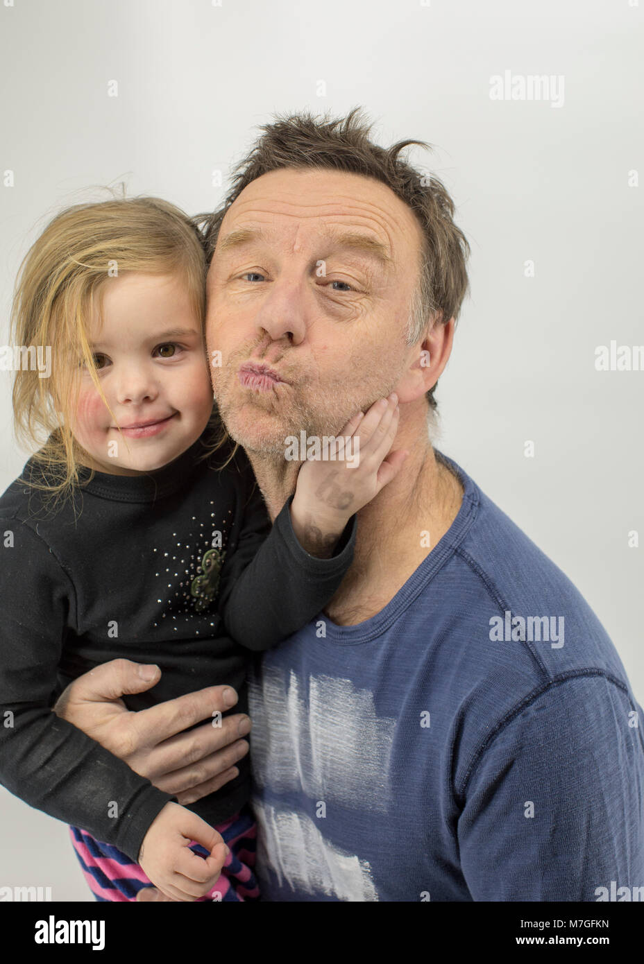 Child making funny faces hi-res stock photography and images - Alamy