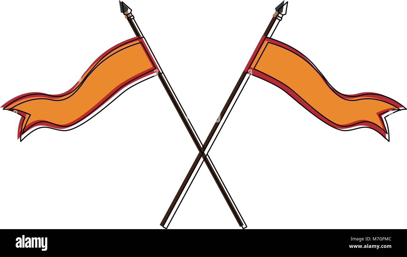 Medieval Flag Vector