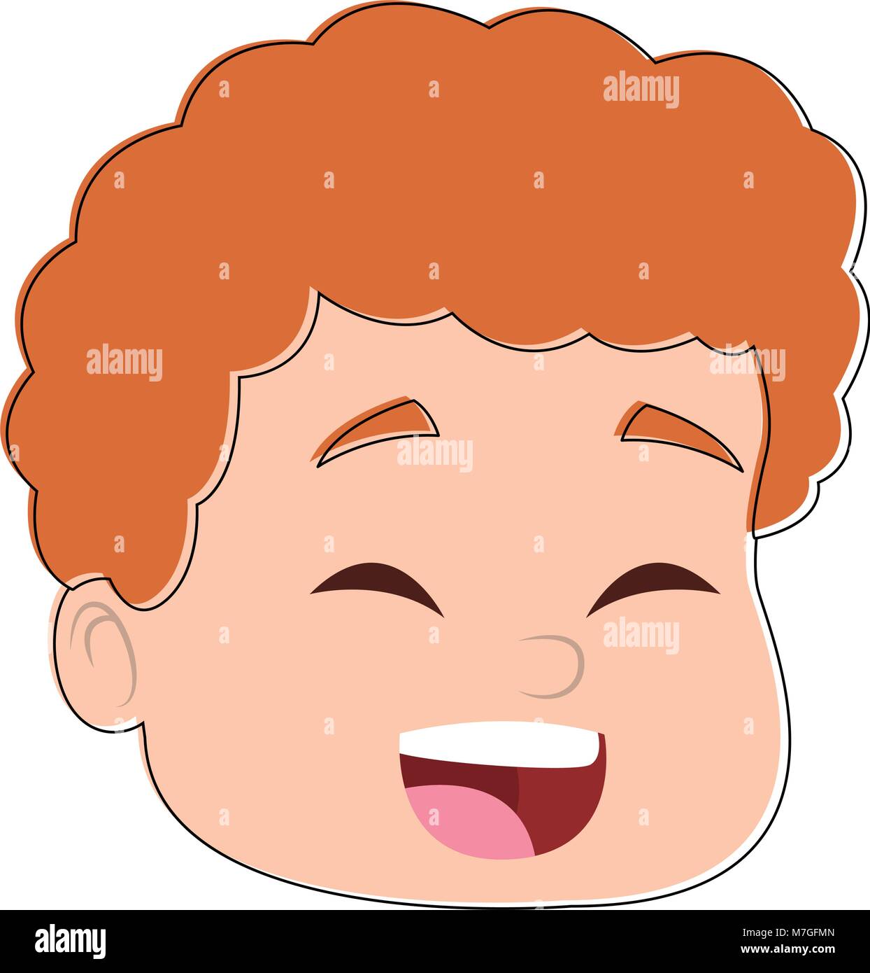 Cute boy cartoon vector illustration graphic design Stock Vector Image ...