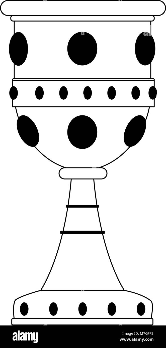 Medieval luxury chalice vector illustration graphic design Stock Vector ...