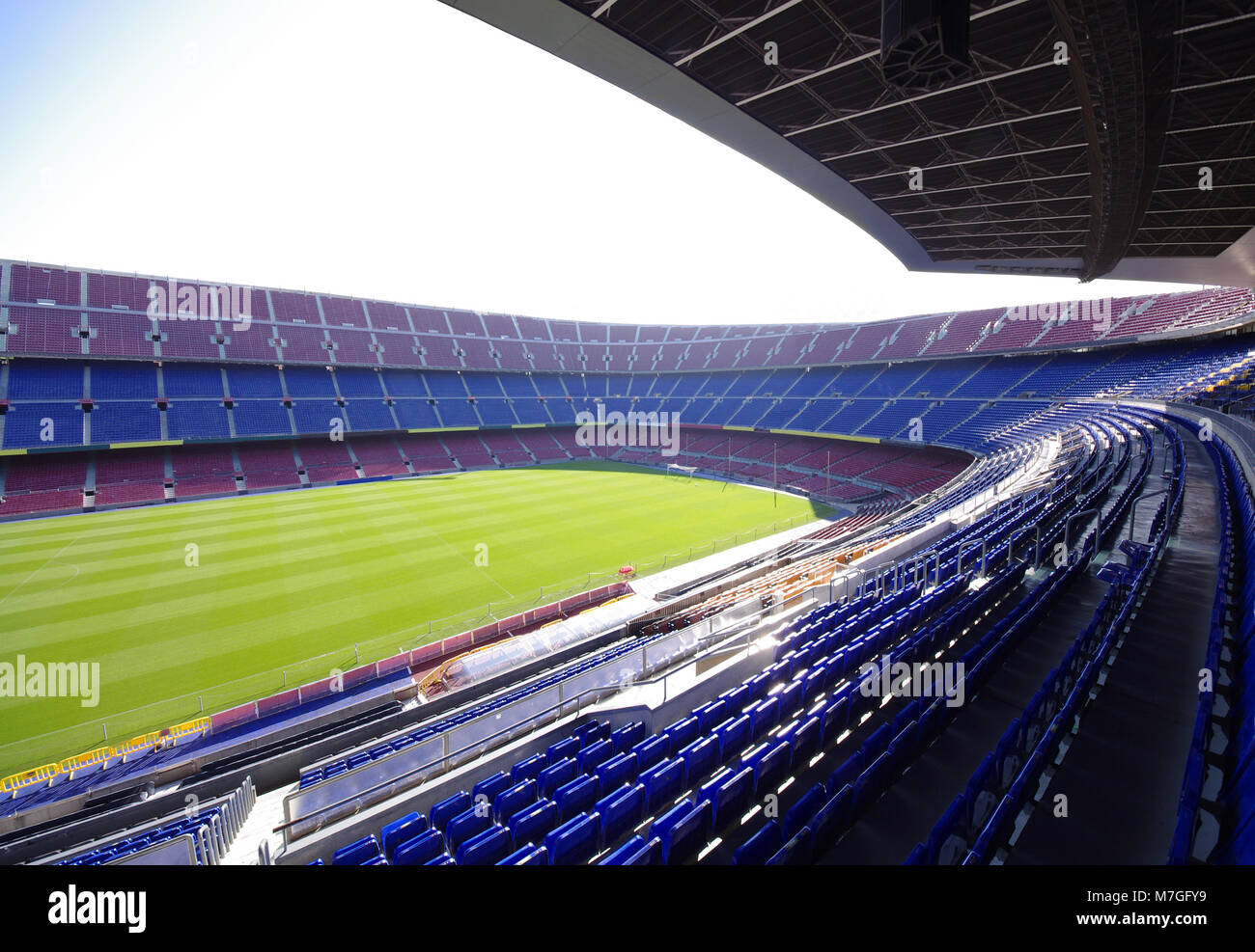 Bright red outdoor stadium hi-res stock photography and images - Alamy